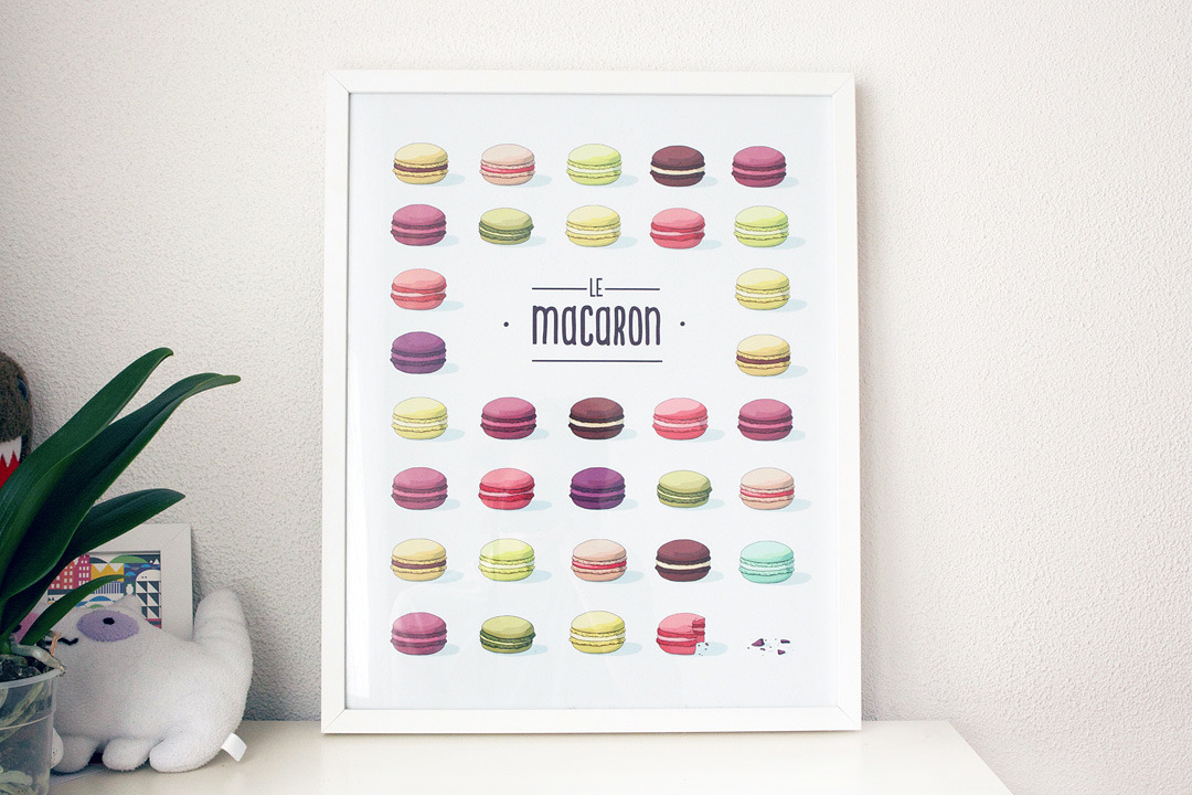 macaron poster | Macarons, Design, Decor